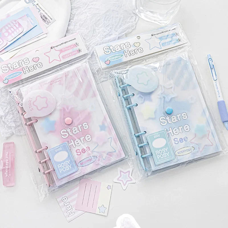 Kawaii-Notebook-Lovely-Amercian-Style-Notepad-96-Sheet-6-Ring-Binder ...