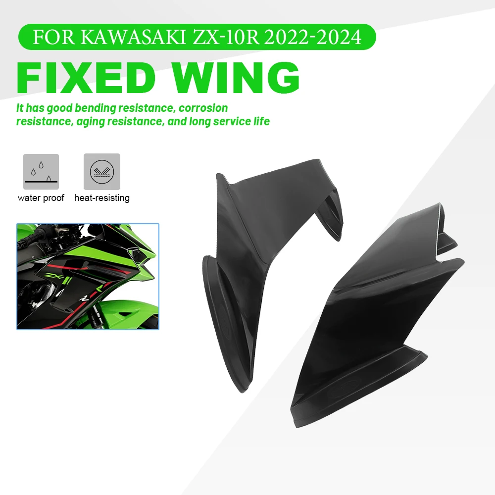 Fairing side Fixed Wing Motorcycle Accessories For Kawasaki ZX-10R ...