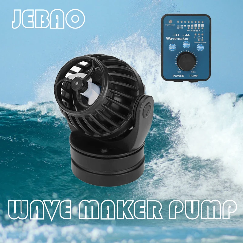 Jebao Wave Maker Pump RW Series Marine Aquarium Circulation Mini Water Flow Motor Powerful ...