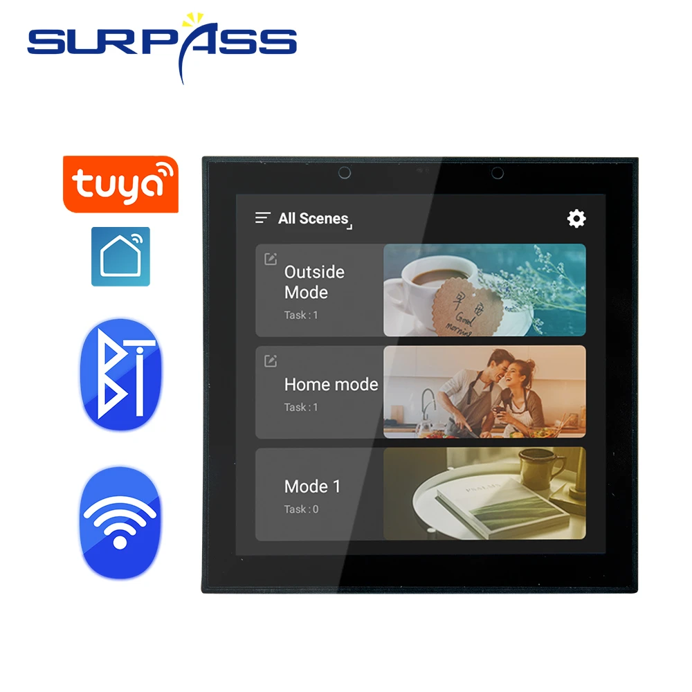 4inch Smart Tuya Wifi Wall Amplifier Audio Music Audio Android 8.1 ...