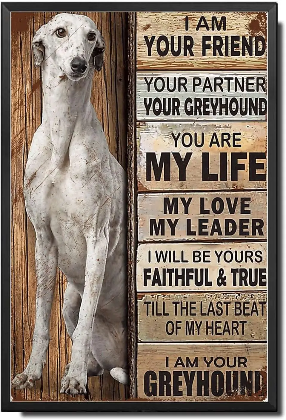 Metal-Sign-Tin-Sign-Vintage-Wall-Art-I-Am-Your-Friend-Gift-for ...
