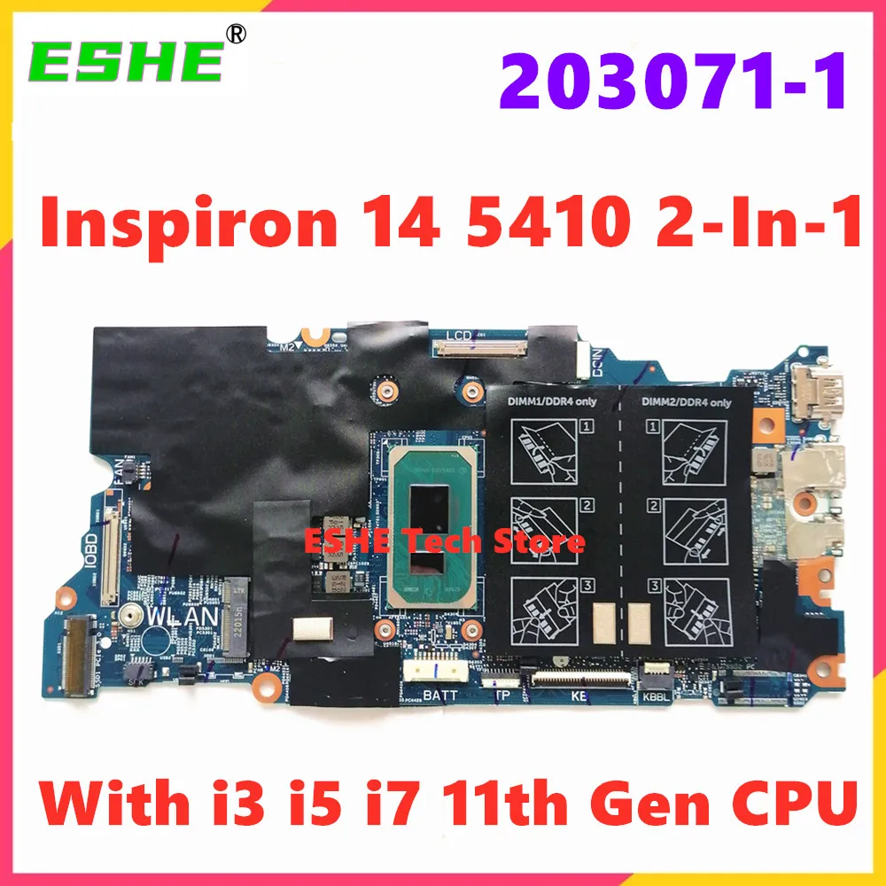 203071-1-Mainboard-For-Dell-Inspiron-14-5410-2-In-1-Laptop-Motherboard ...