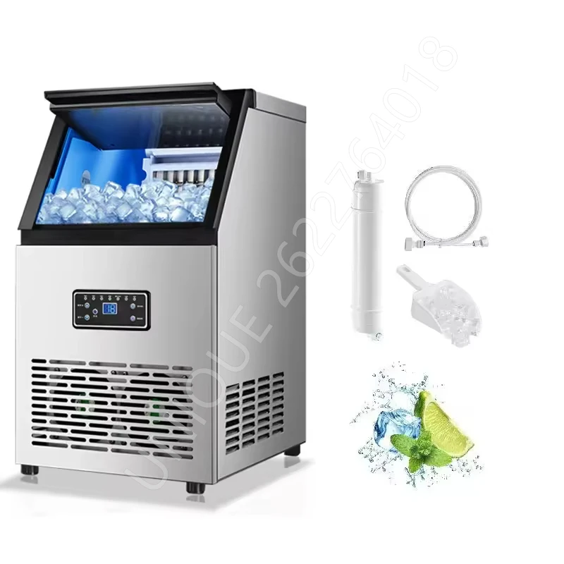 Commercial-Ice-Maker-40kg-60kg-90kg-24h-Cube-Ice-Making-Machine ...