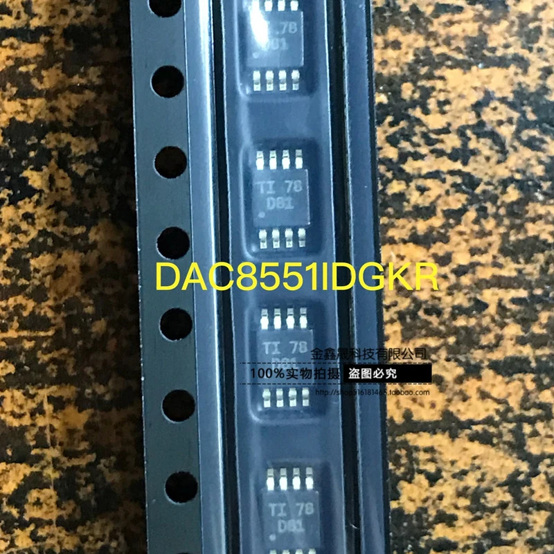 Dac8551idgkr Dac8551iadgk Dac8551 D81 Sop-8 - Electronics Stocks ...