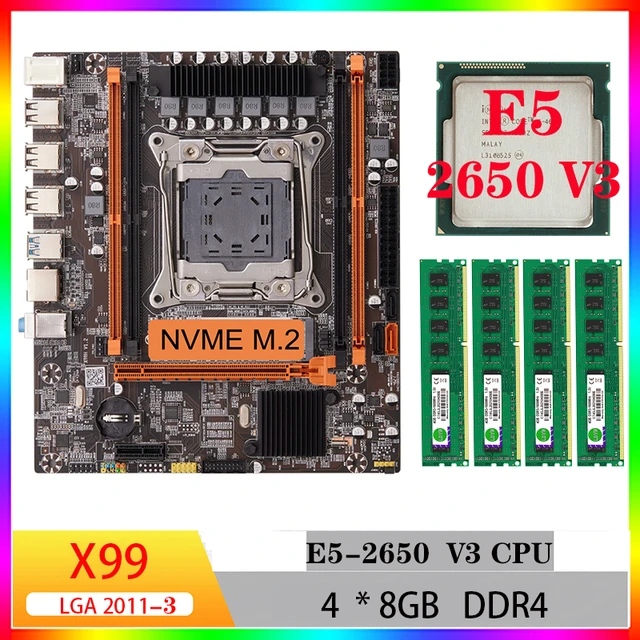 Kit Xeon X99 Gaming + Xeon E5 2680v4 14 Núcleos (Ryzen 5 5600) + 64GB ...