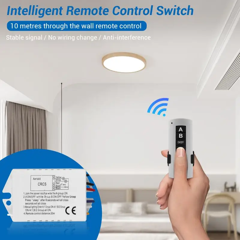 1-2-3-Channel-Wireless-Digital-Remote-Control-Switch-NO-OFF-for-Lamp ...