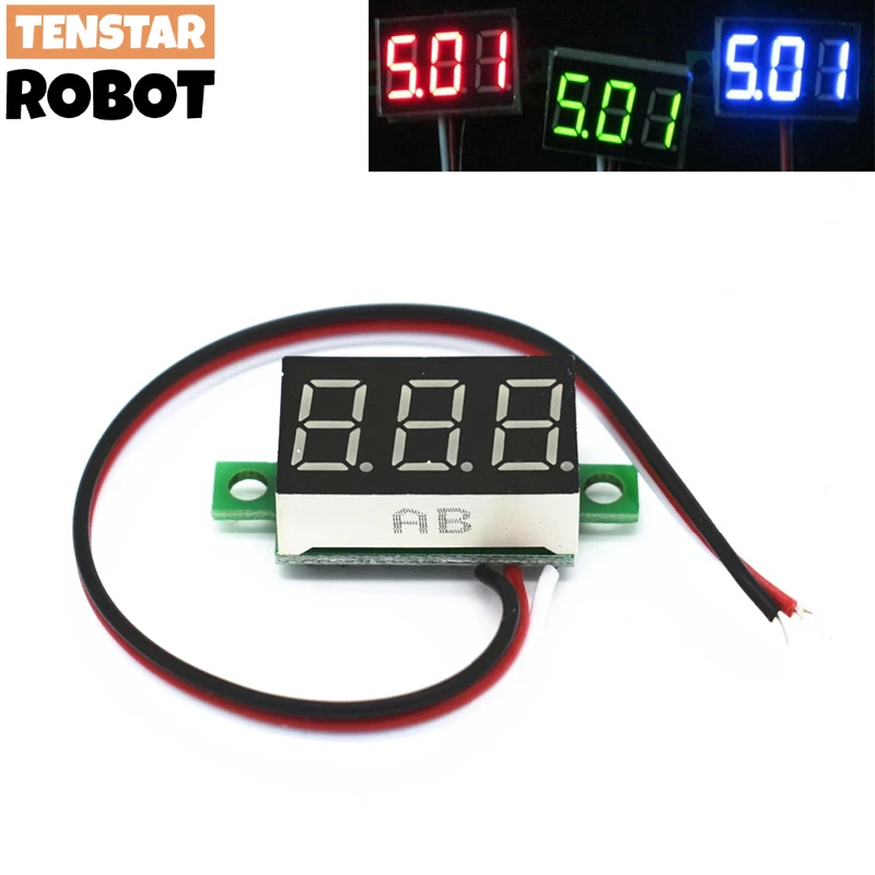 0-36-Red-Blue-Digital-LED-Mini-Display-Module-DC4V-40V-Voltmeter ...