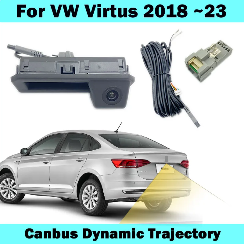 HICAMRUI Rear Reverse Backup Camera for VW Virtus 2018 - 2023 Canbus ...