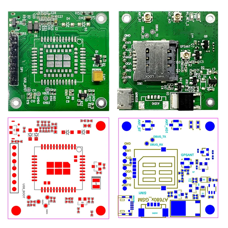 SIMcom оригинальная A7680C основная плата A7680C макетная плата LTE ...