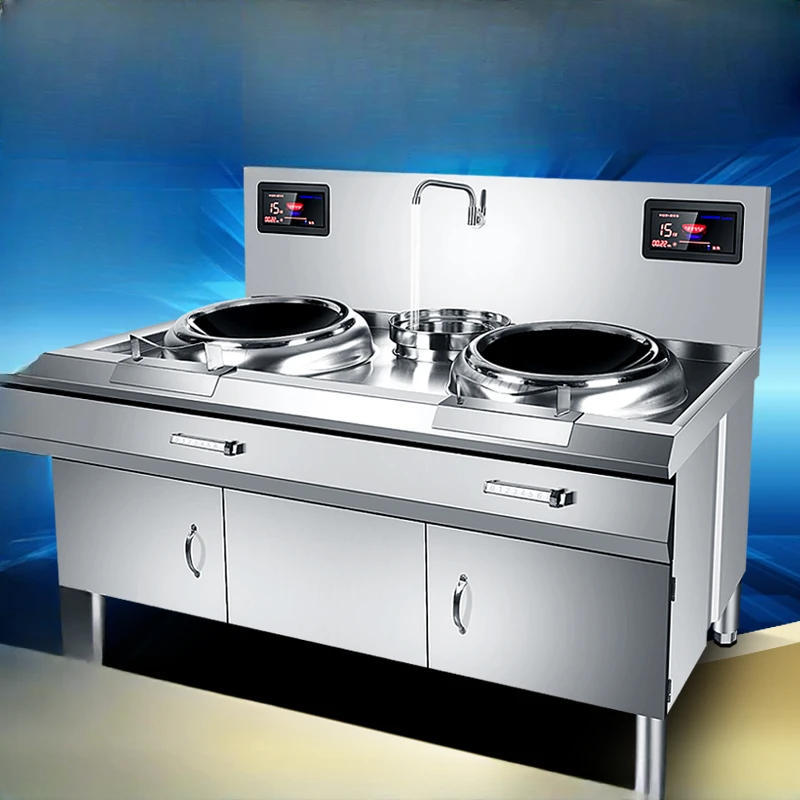 Commercial-high-power-double-head-electromagnetic-stove-hotel-specific ...