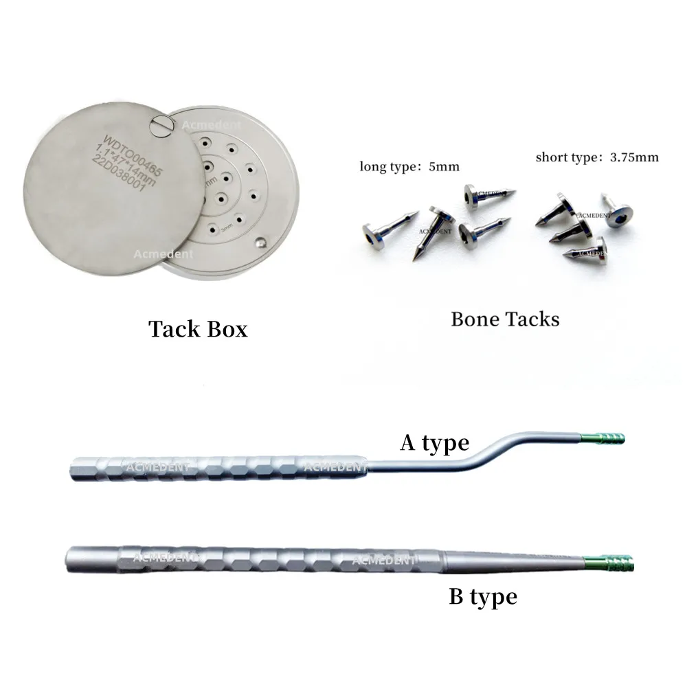 Dental-Bone-Tack-Titanium-Pins-Driver-Membrane-Fixation-Stabilization ...