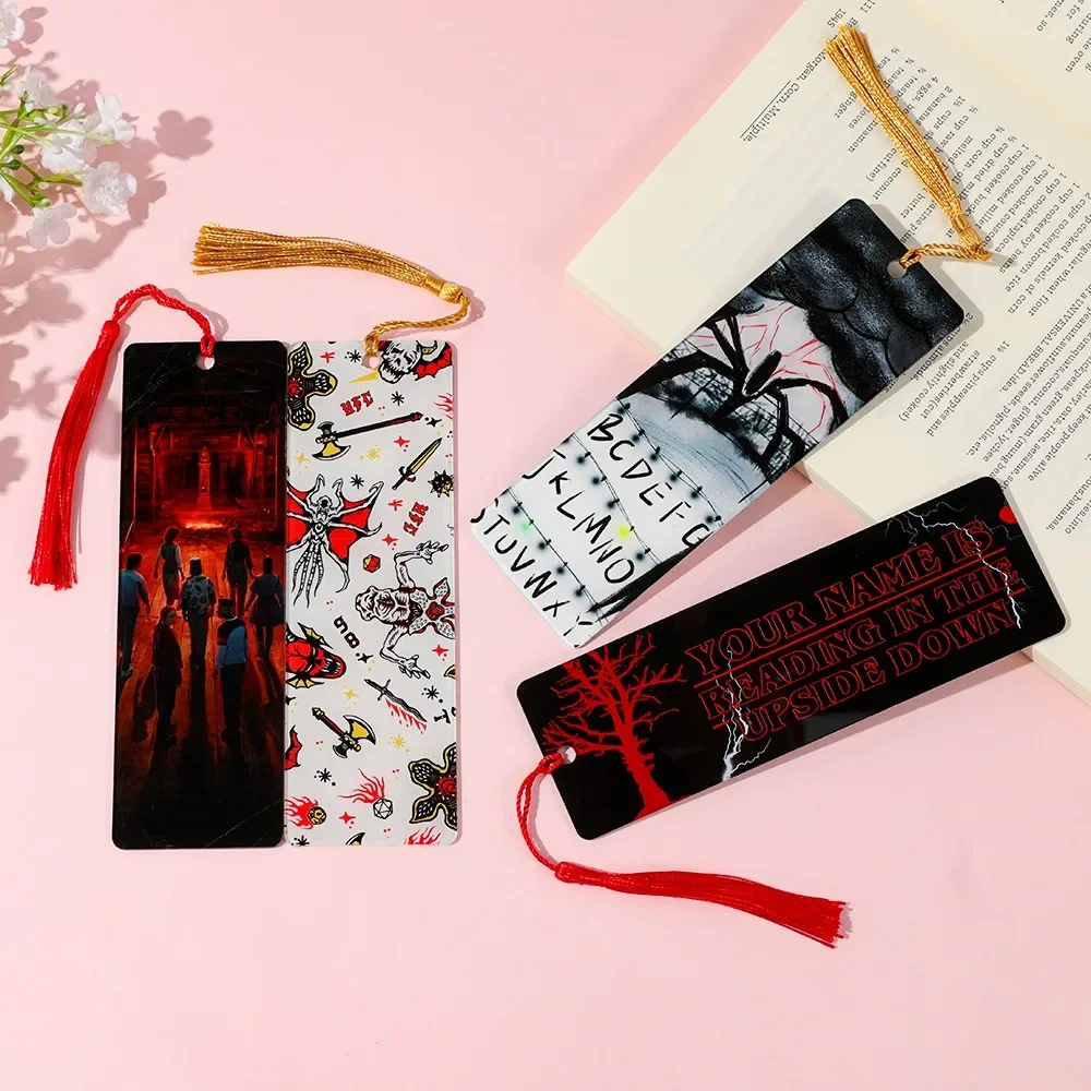 Hot movie acrylic horror bookmark; reader attachment; student learning ...