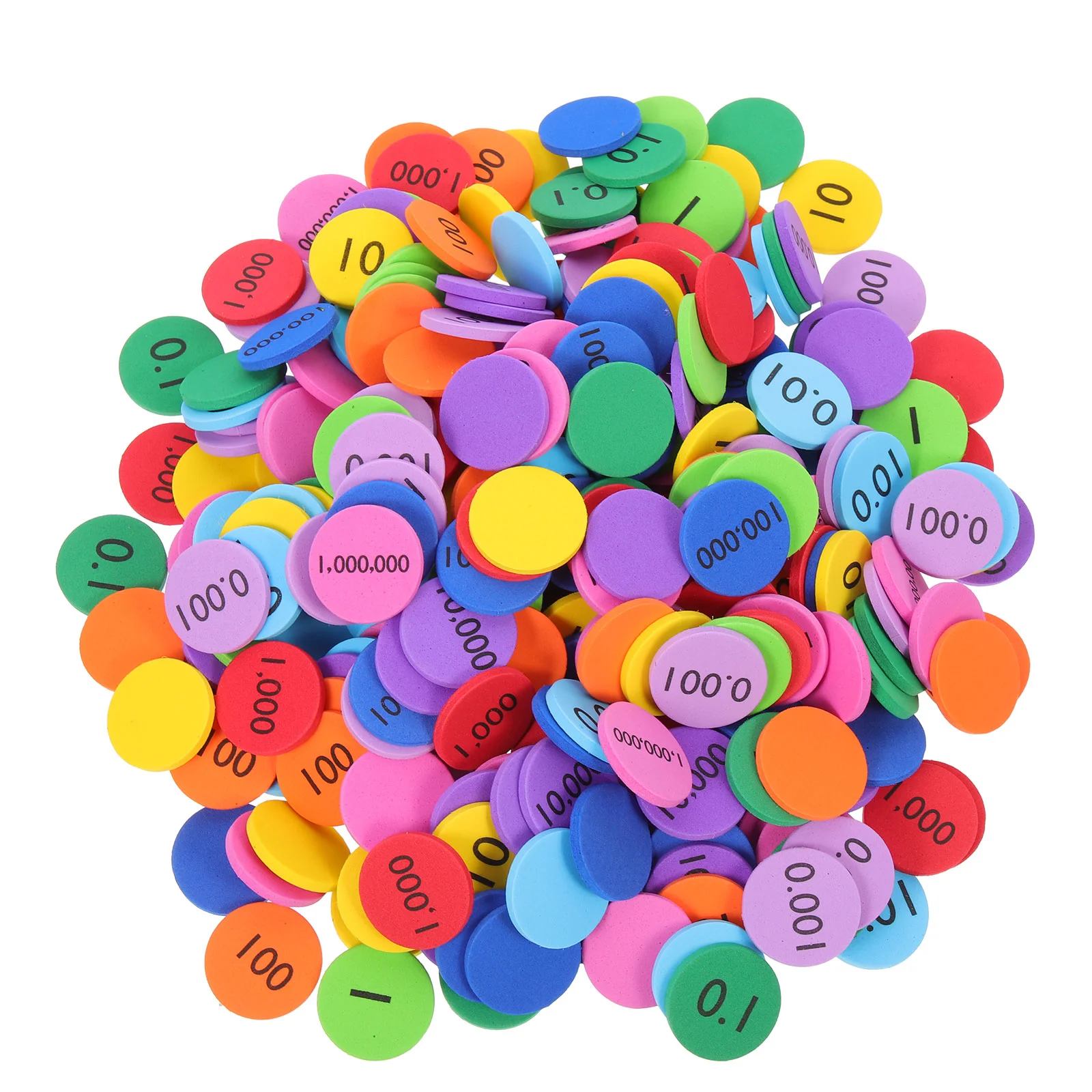 160Pcs-Place-Value-Disks-for-Educational-Learning-Math-Number-Discs-Kit ...