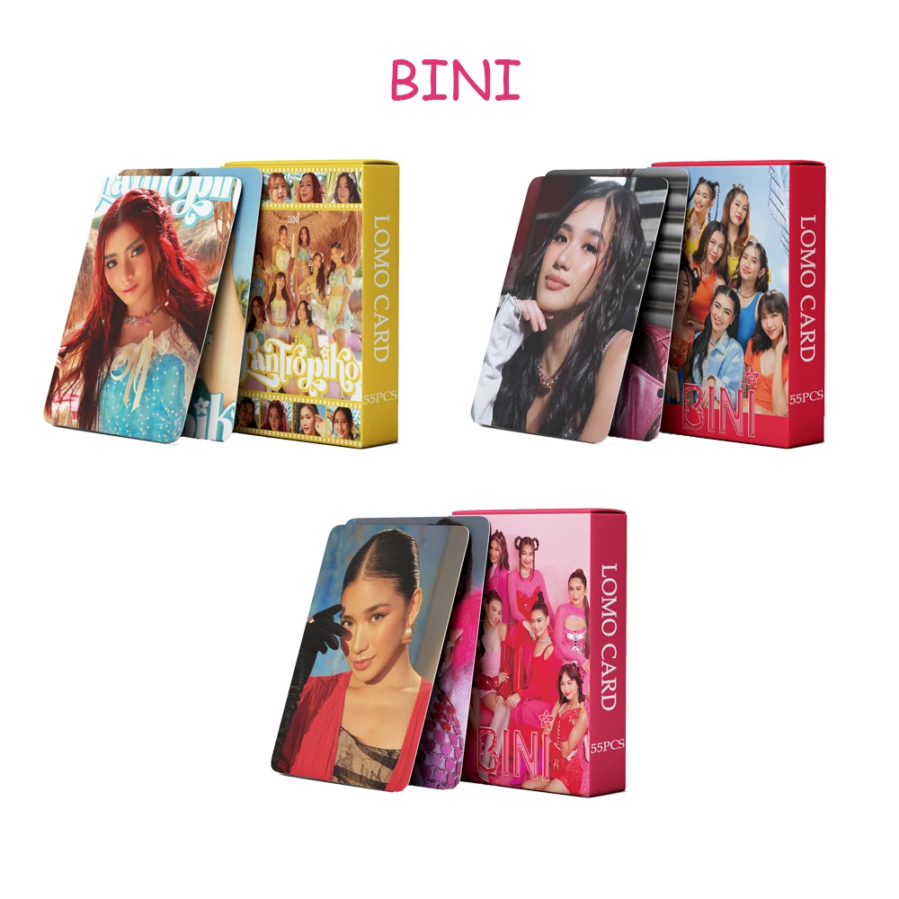 55Pcs-Set-KPOP-BINI-Pantropiko-FEEL-GOOD-Single-HD-Lomo-Cards-STACEY ...