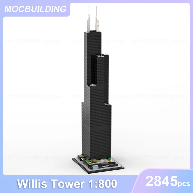 Willis Tower | Willis Tower Materials | Diy Assemble Bricks | Sears ...