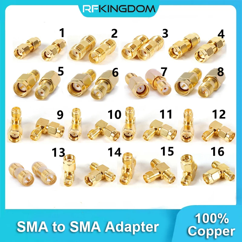 2PCS-SMA-to-SMA-Adapter-SMA-Male-Female-to-Male-Female-RP-SMA-Straight ...