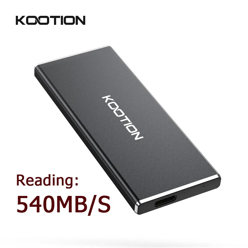 KOOTION X2 USB 3.1 Type C Portable SSD 1TB External Hard Drive 500GB ...