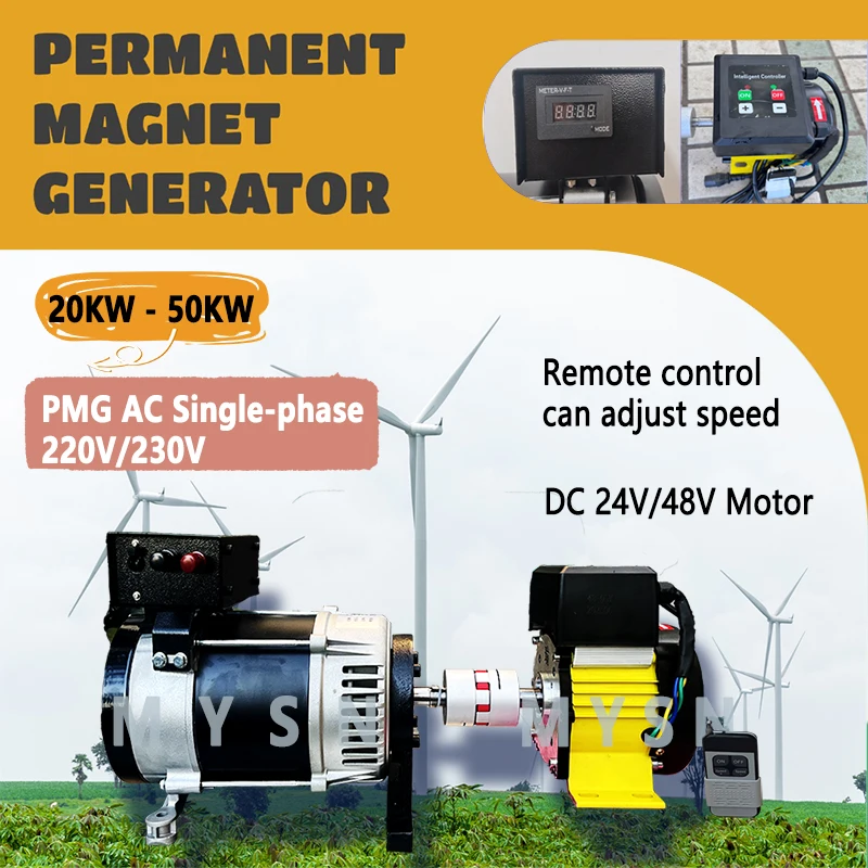 Free Energy 50KW 30KW Permanentmagnetgenerator Einphasiger 220V Low ...