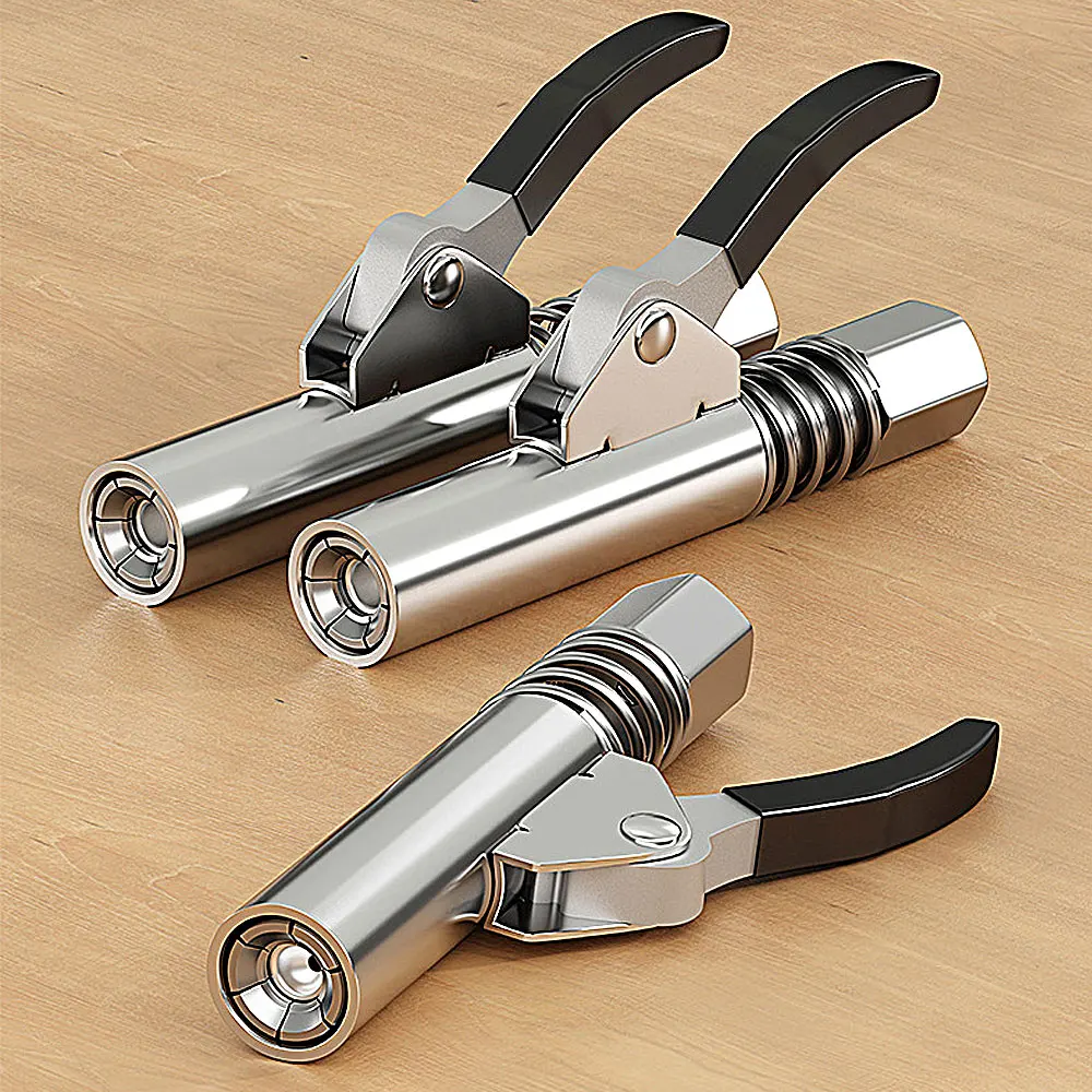 10000Psi-Upgrade-Steel-Core-Grease-Gun-Coupler-Mini-Manual-Grease-Pump ...