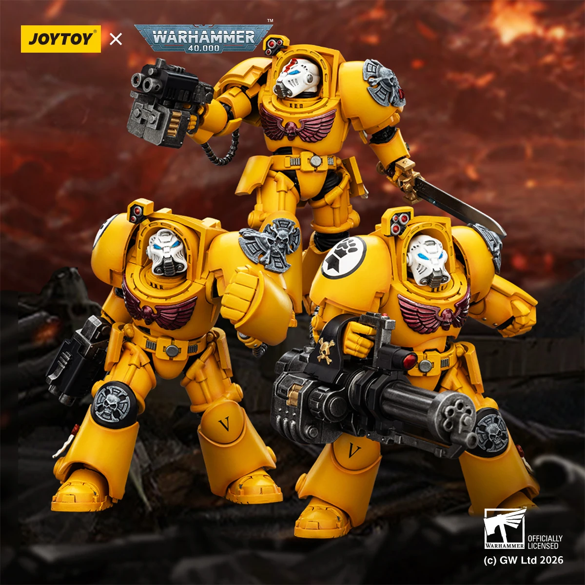 JOYTOY Warhammer 40k 1:18 Fistas Imperiales Terminadores - AliExpress 26