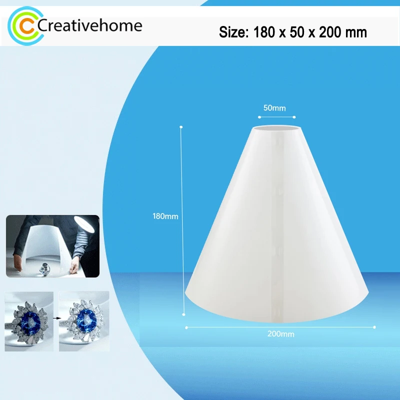 Large-Size-Cone-Spotlight-Photography-Soft-Light-Paper-Studio-Tapered ...