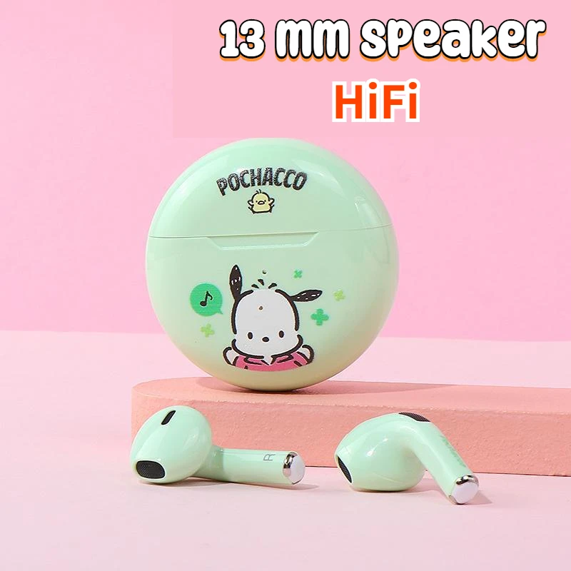 Miniso Sanrio Cinnamoroll Kuromi TWS Cute Bluetooth Wireless Headset HD ...