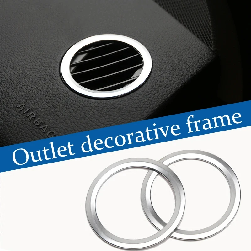 2Pcs-Car-Dashboard-Air-Vent-Outlet-Cover-Ring-Trim-Fit-for-Mercedes ...