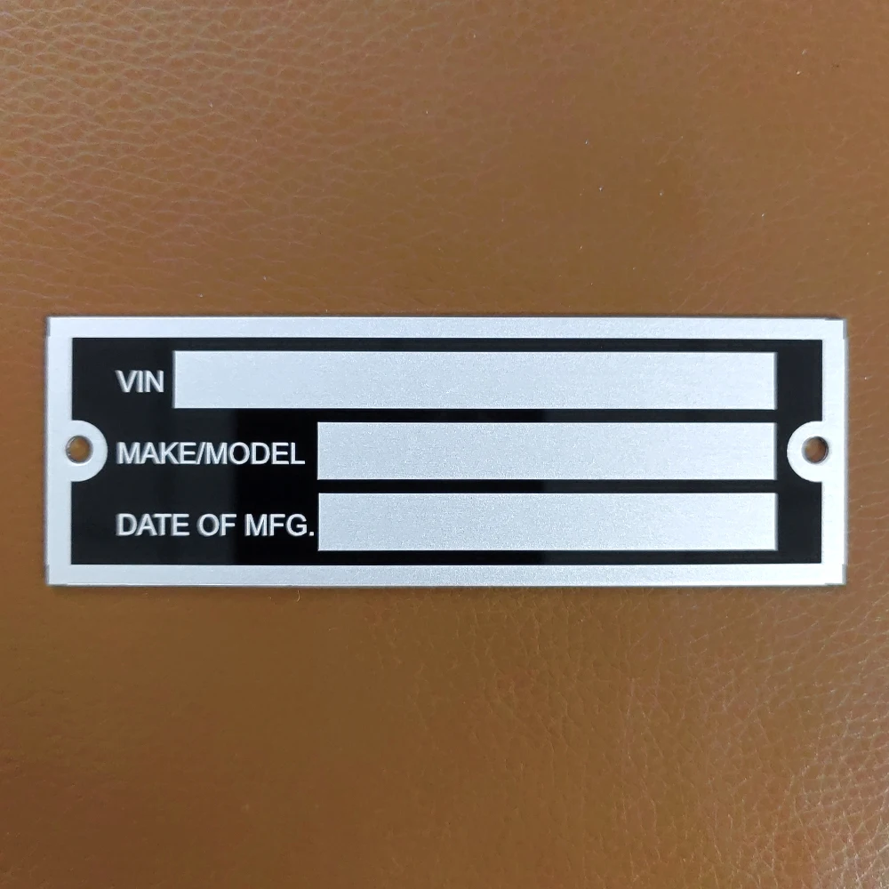 100-X-33mm-Blank-or-Engraved-Aluminum-Trailer-VIN-Serial-ID-Tag-Plate ...