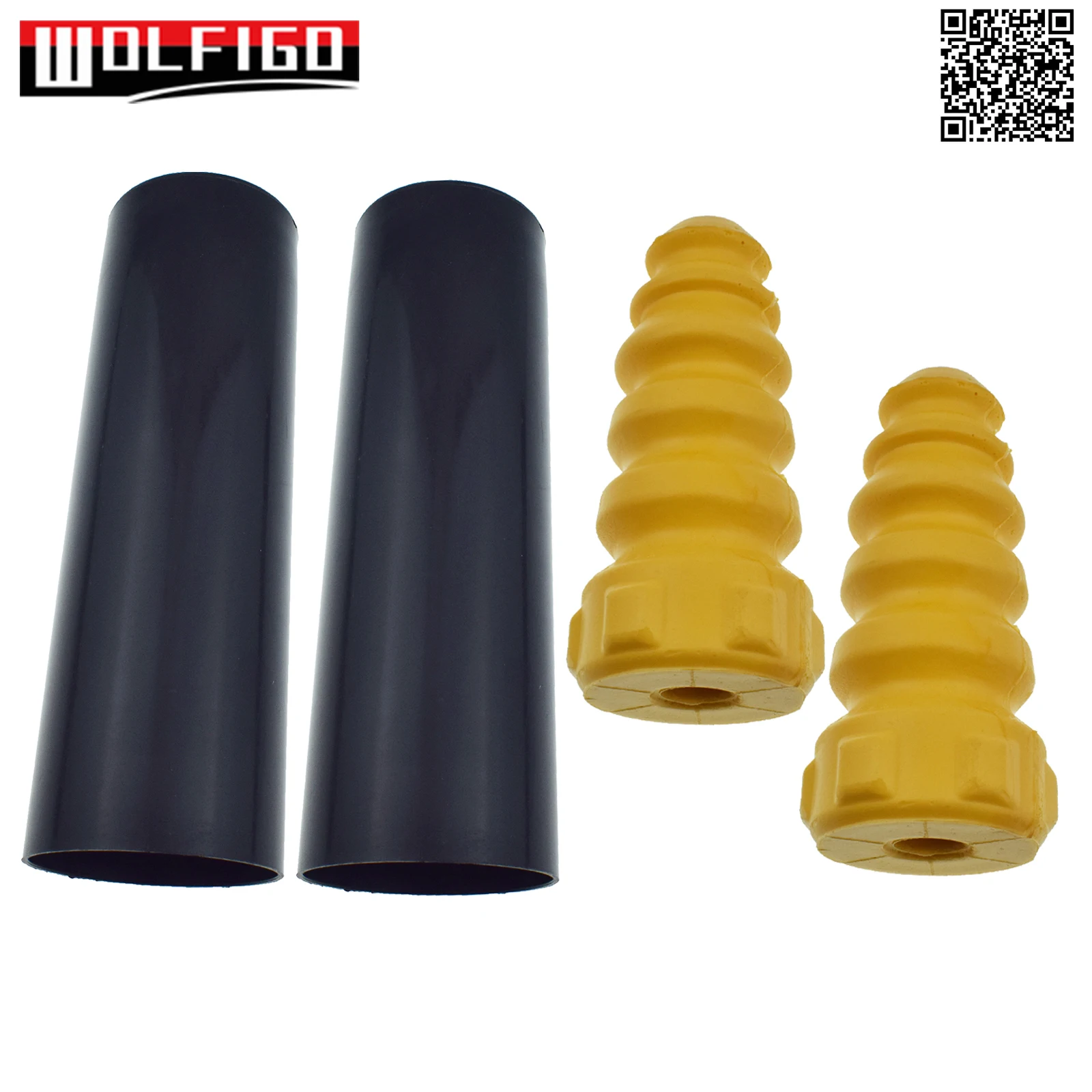 Suspension-Stop-Buffer-Rear-Axle-Dust-Cover-Kit-4PCS-For-VW-GOLF-Audi ...