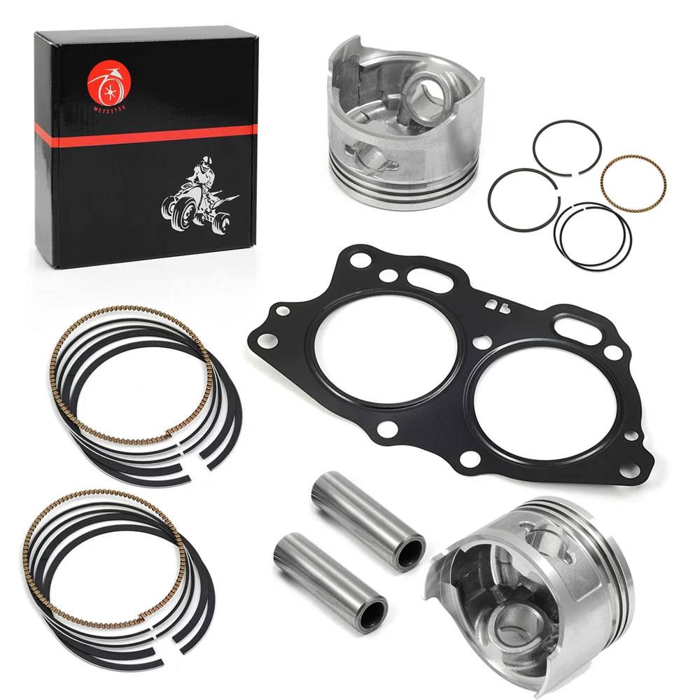 Oversize 0.25mm Top End Rebuild Kit Piston Ring Gasket For EZGO 4Cycle ...