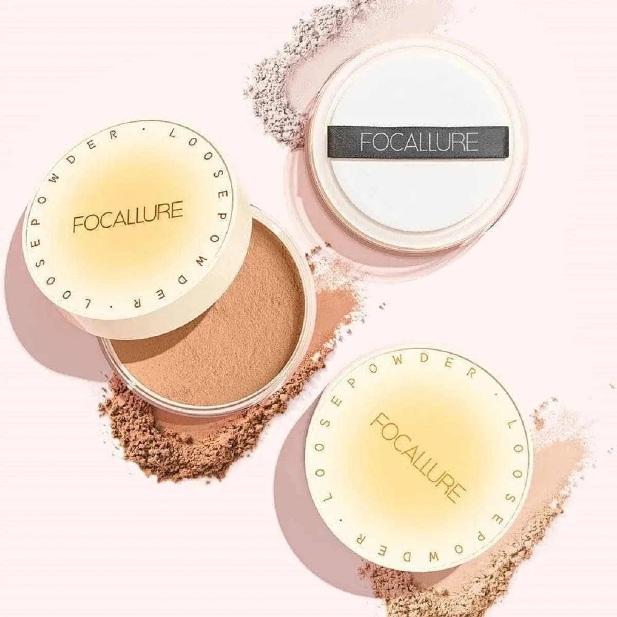 FOCALLURE-Multi-use-Matte-Natural-Loose-Powder-Long-lasting-Lightweight ...