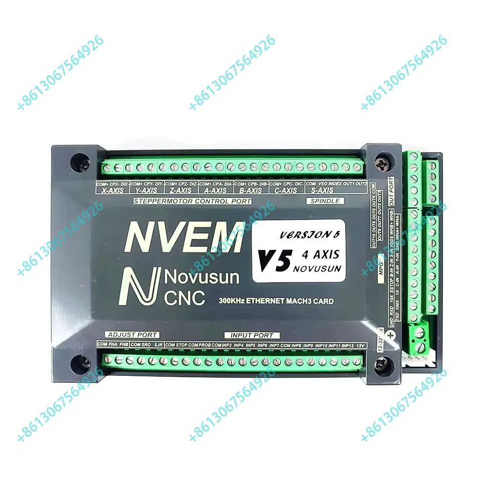 Nvem-Cnc-Motion-Controller-300khz-Nvemv5-Upgrade-3-Axis-4-Axis-5-Axis-6 ...