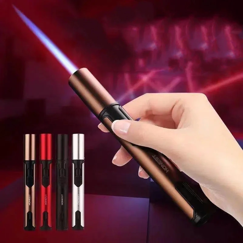 Honest Airbrush Jet Butane Candle Lighter Metal Gas Kitchen Flashlight ...