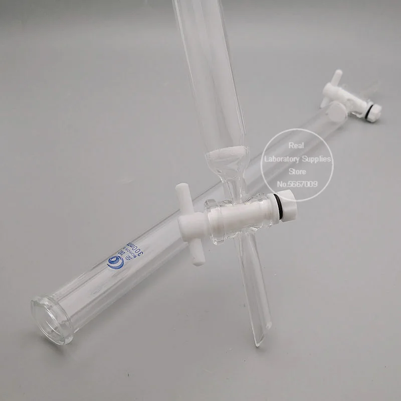 1pcs-Lab-Glass-Chromatography-Filter-Column-with-PTFE-GLASS-Piston ...