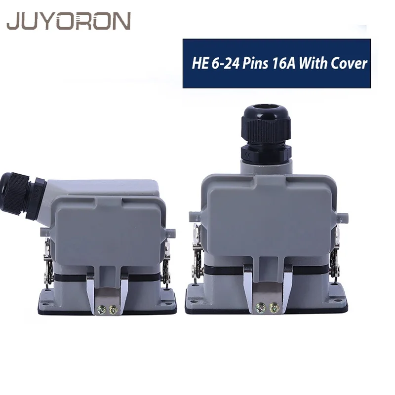 Heavy-Duty-Connectors-HE-24B-6pins-10pins-16pins-HDC-With-Waterproof ...