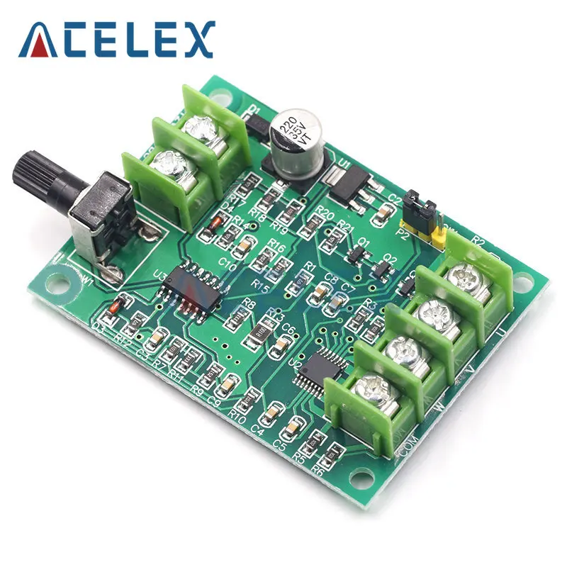 5V-12V-Brushless-DC-Motor-Driver-Controller-Board-with-Reverse-Voltage ...