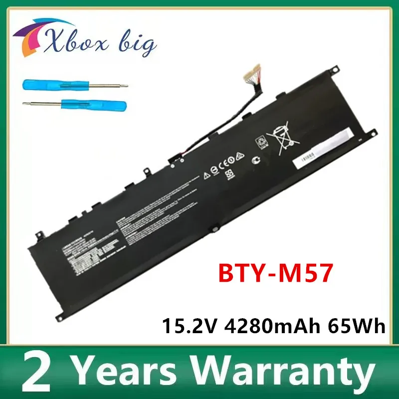 BTY-M57-15-2V-4280mAh-65Wh-Laptop-battery-For-MSI-GP66-GP76-MS-17K3 ...