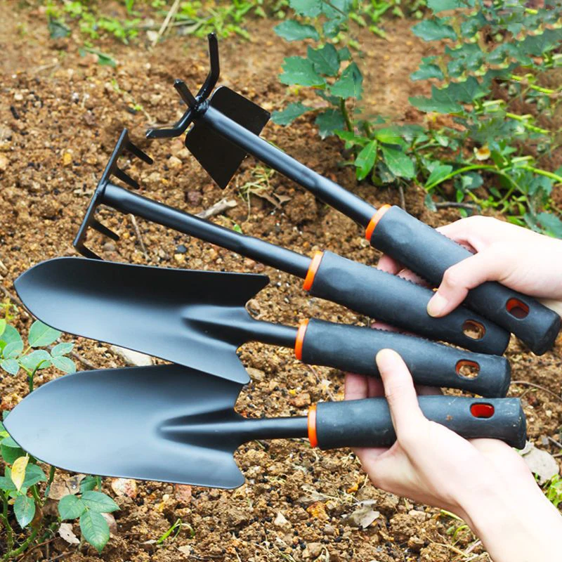 Multifunctional Garden Tools Set Hand Planting Shovel Spade Rake Trowel ...