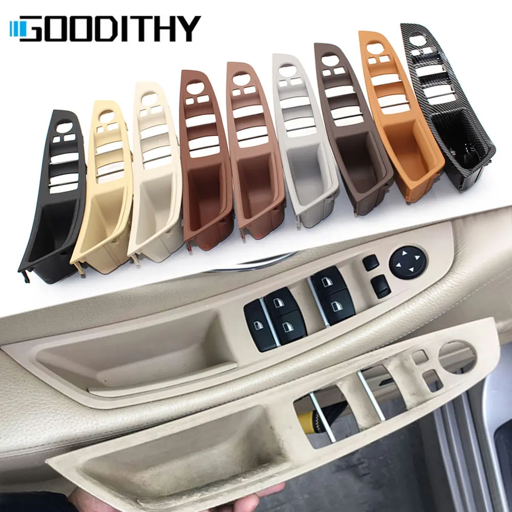 Car-Left-Driver-Side-Beige-Black-Interior-Door-Handle-Panel-Cover ...