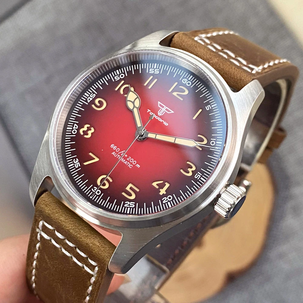 Tandorio-Dive-Khaki-Field-Series-Pilot-Mechanical-Watches-for-Men-200M ...