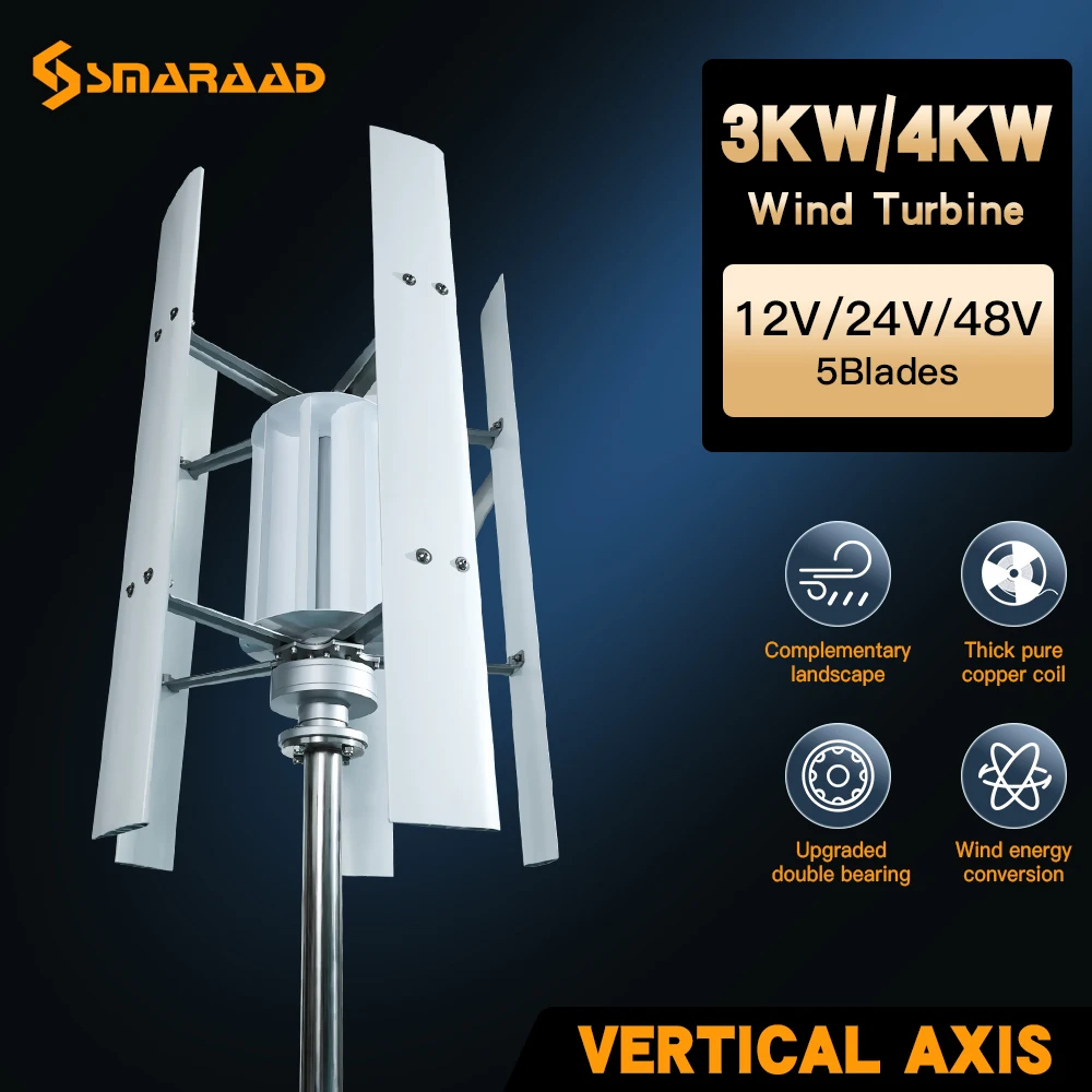 4000W-Vertical-Windmill-With-Auxiliary-Duct-Blades-Magnetic-Levitation ...