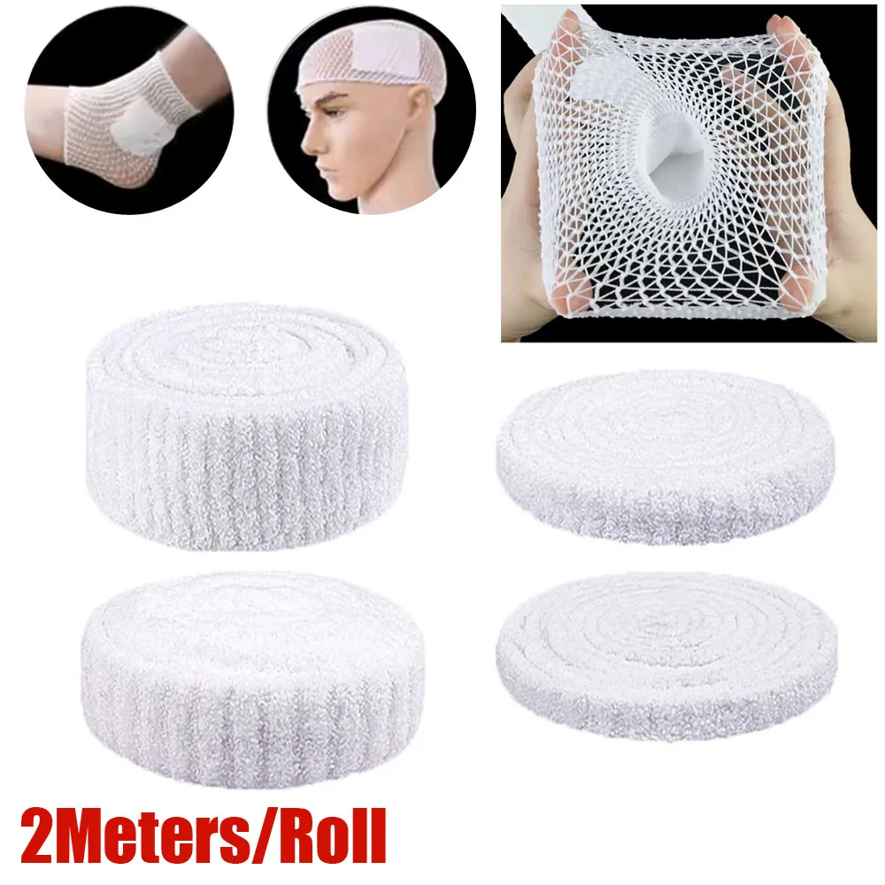 1 rollo de vendaje Tubular de red, vendaje elástico de malla para ...