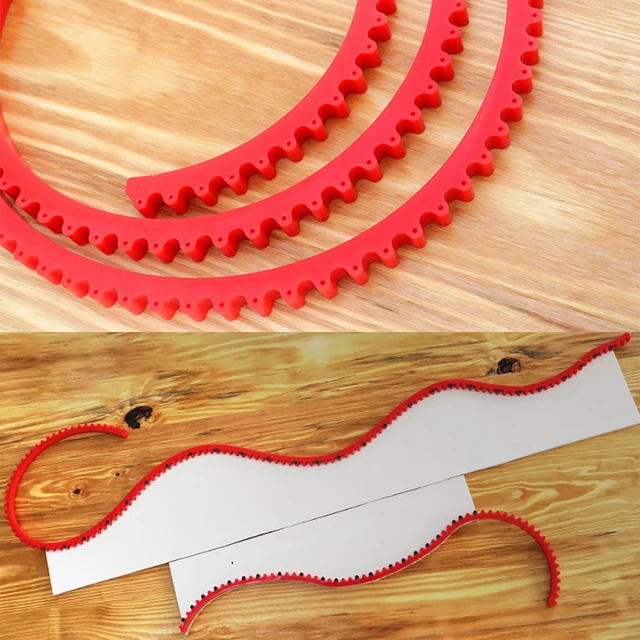 Woodworking Profiling Strip Flexible Curve Template Adjustable&Fixed ...
