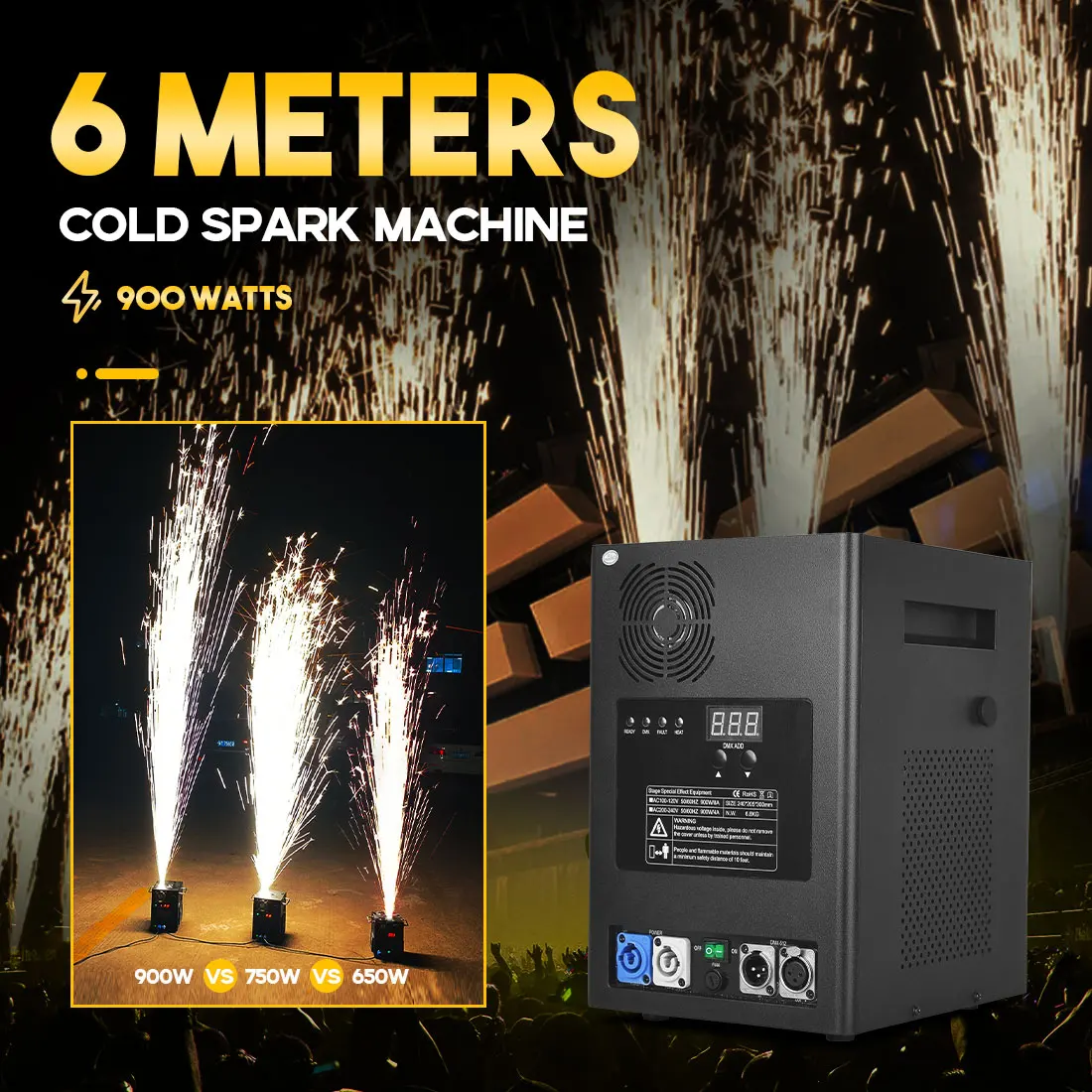 MOKA-6-Meters-Cold-Spark-Machine-900w-Remote-DMX-Control-Cold-Sparkler ...