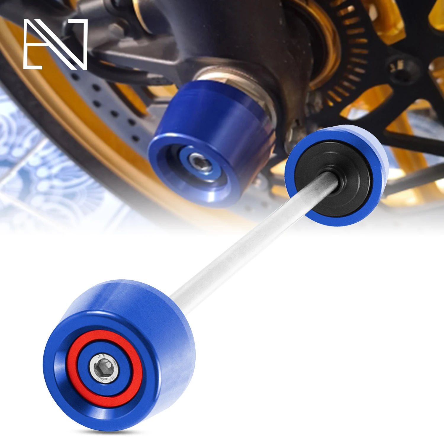 Motorcycle Front Axle Slider Wheel Crash Pads Protector For Suzuki Gsx ...