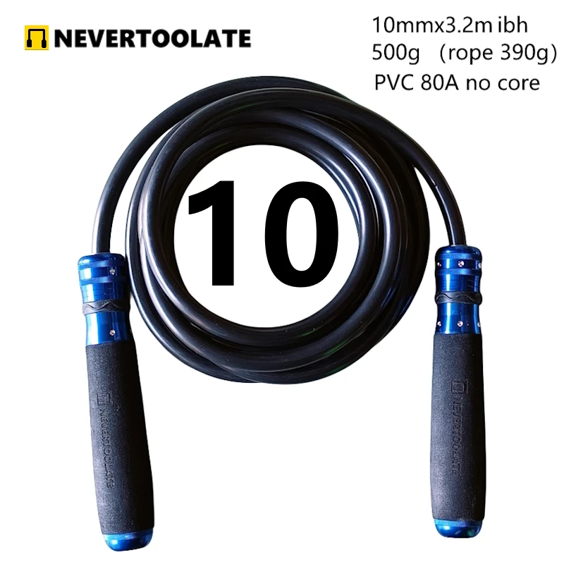 10-9-8-7mm-500g-heavy-skip-rope-ball-bearing-metal-handle-with-sponge ...