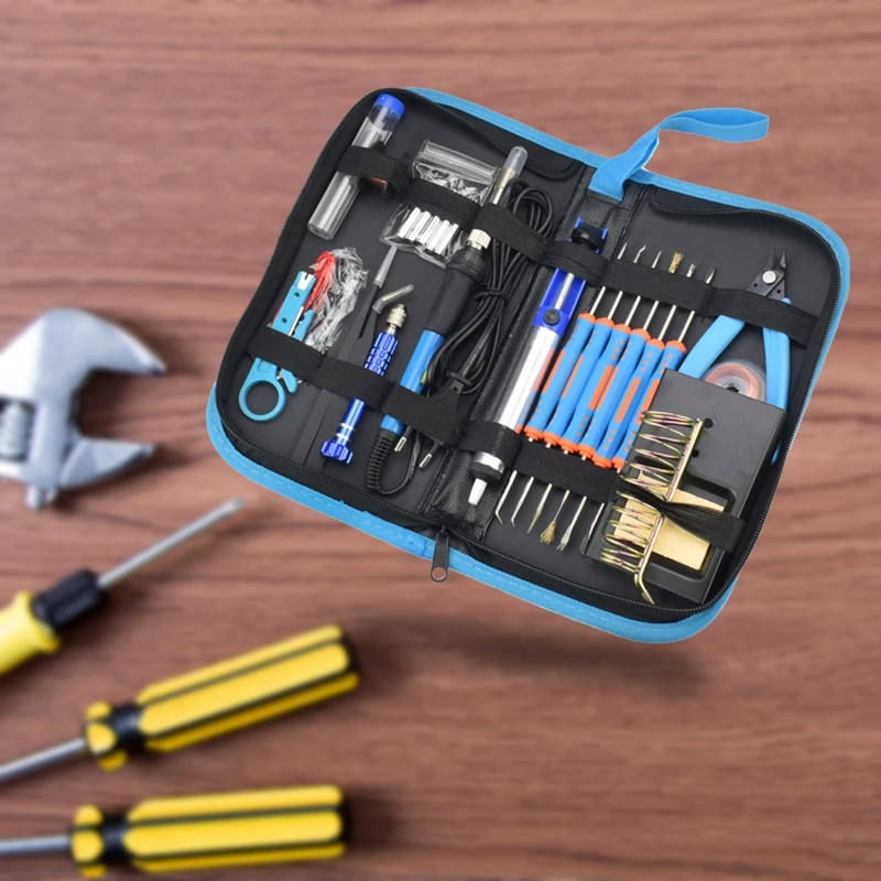 Soldering-Iron-Tool-Bag-Pouch-Lightweight-Bag-Portable-PU-Leather ...