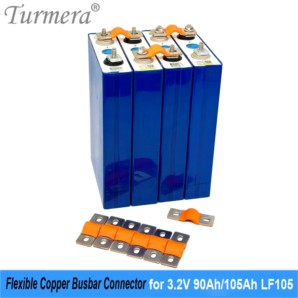 Turmera 12V 24V 48V Lifepo4 Battery Flexible Busbar Copper Connecter ...