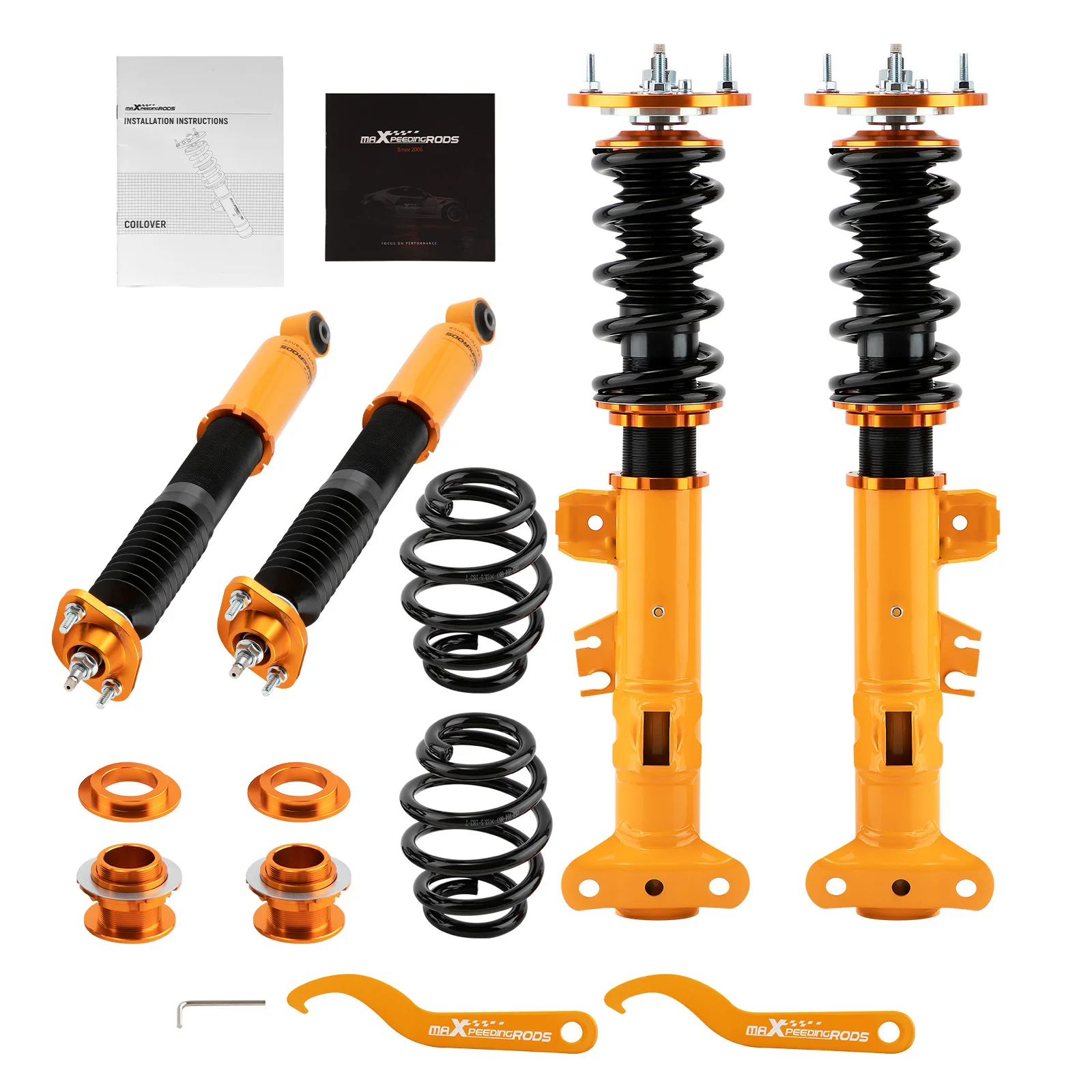 24 Ways Adjustable Coilover Shock Struts For BMW 3 (E36) 2-door coupe ...
