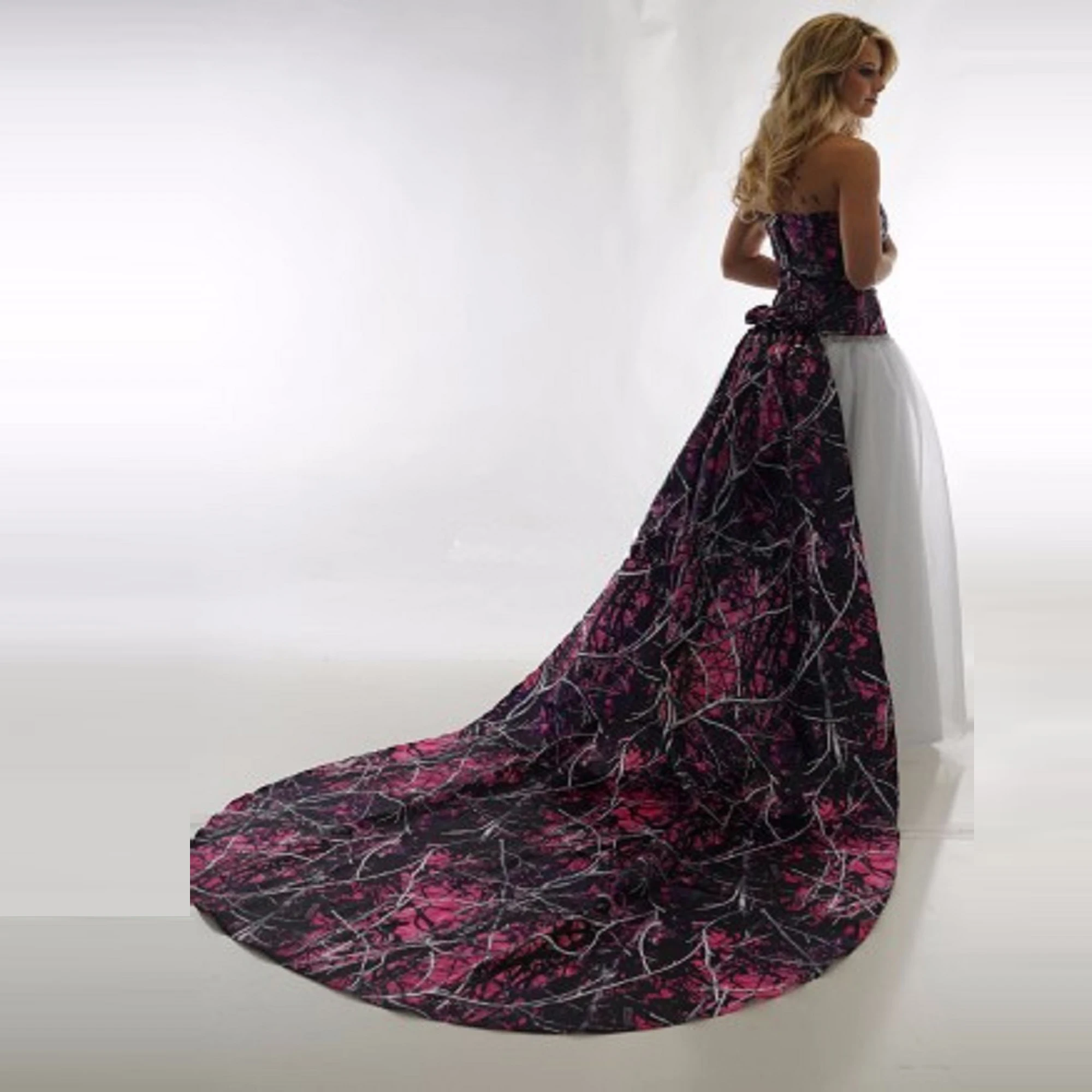 Purple Camo Prom Dresses